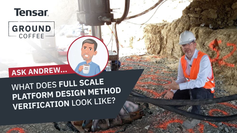 Working platform design tested at Saskatchewan University | Tensar