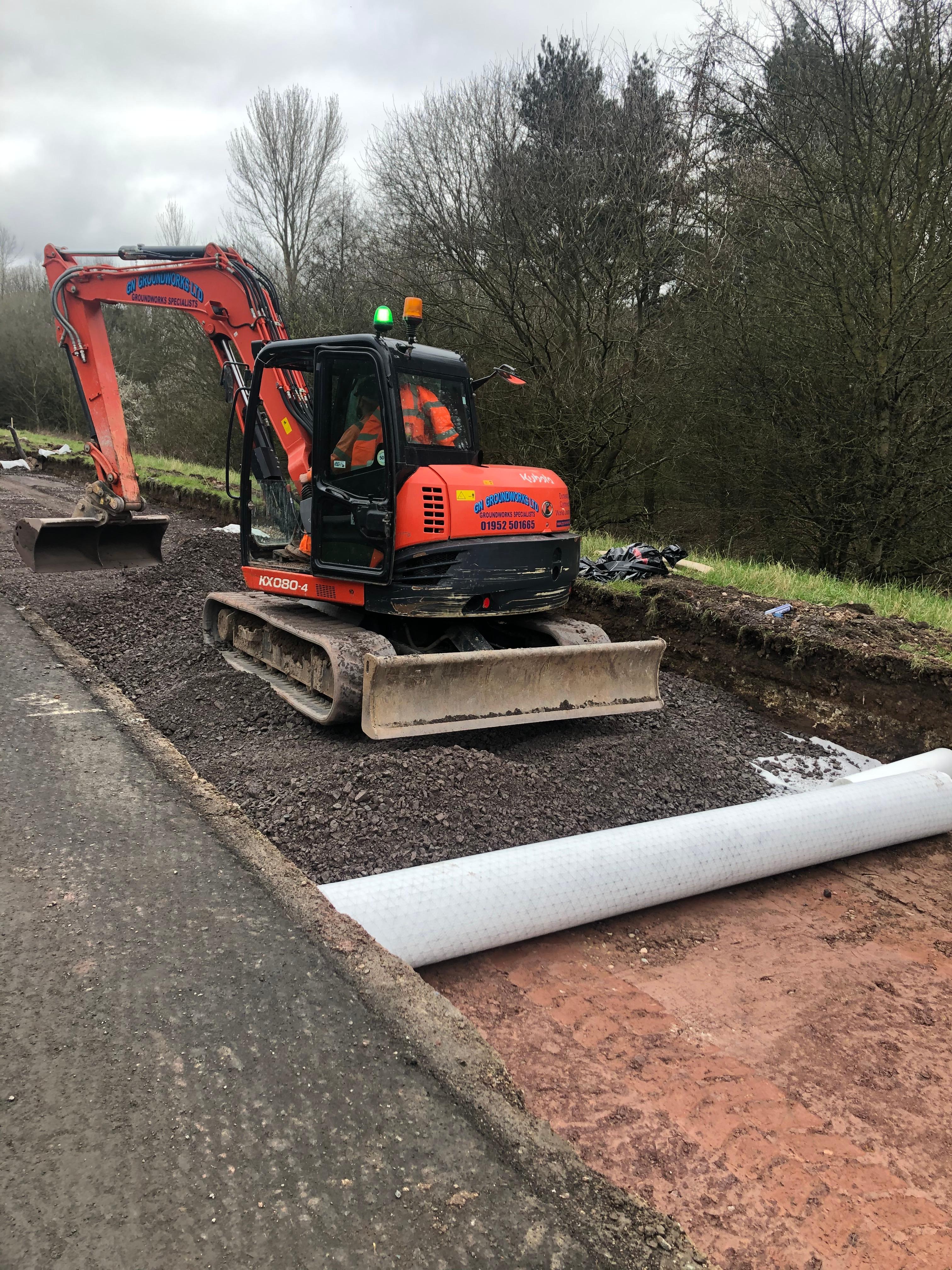 Designing road foundations to DMRB-CD225